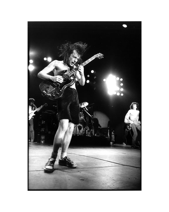 AC/DC's Angus Young in 1979 captured in this iconic print