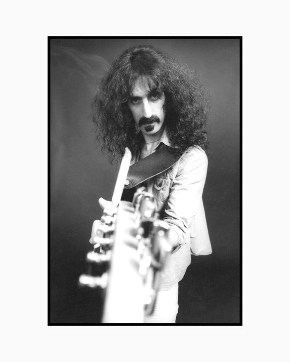 This iconic portrait of Frank Zappa from 1976